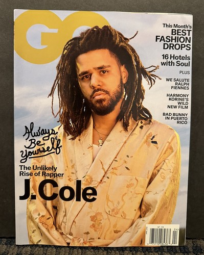 2019 April GQ Magazine, Rapper J. Cole *Newsstand, Gentleman’s ...