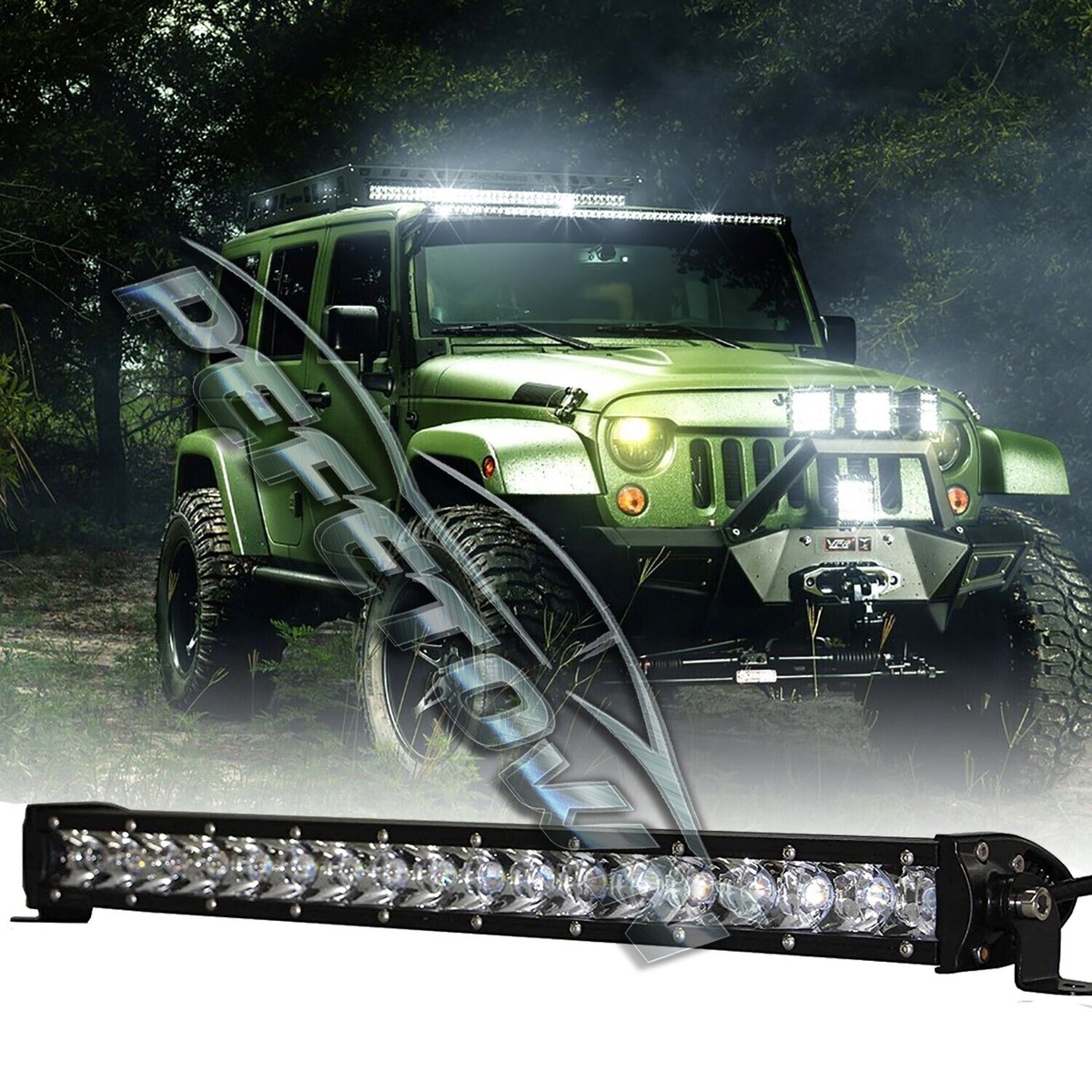 Review Off Road Led Bar 7inch Off Road LED Bar 12V 24V Combo Spot LED