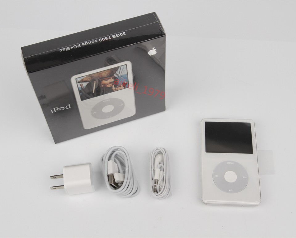 Apple iPod Classic Video 5th Gen 30GB/60GB/80GB Black / White Player ...