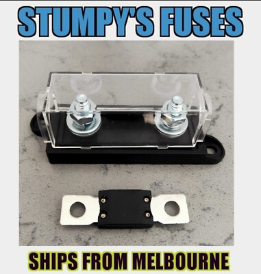 Mega Fuse Kit 1x ANM Holders, 1 x 200 AMP Fuse Dual Battery Sound ...