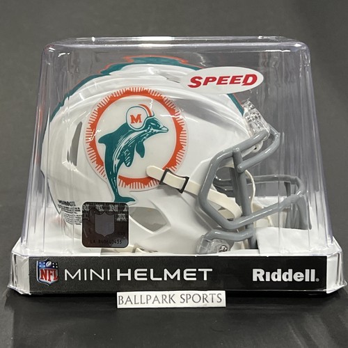 Miami Dolphins 1972 Riddell NFL Speed Throwback Mini Helmet | eBay