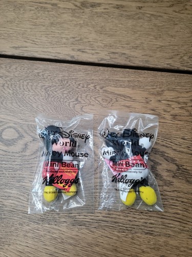 Walt Disney World Mickey Minnie Mouse Mini Bean Kellogg's Exclusive New ...