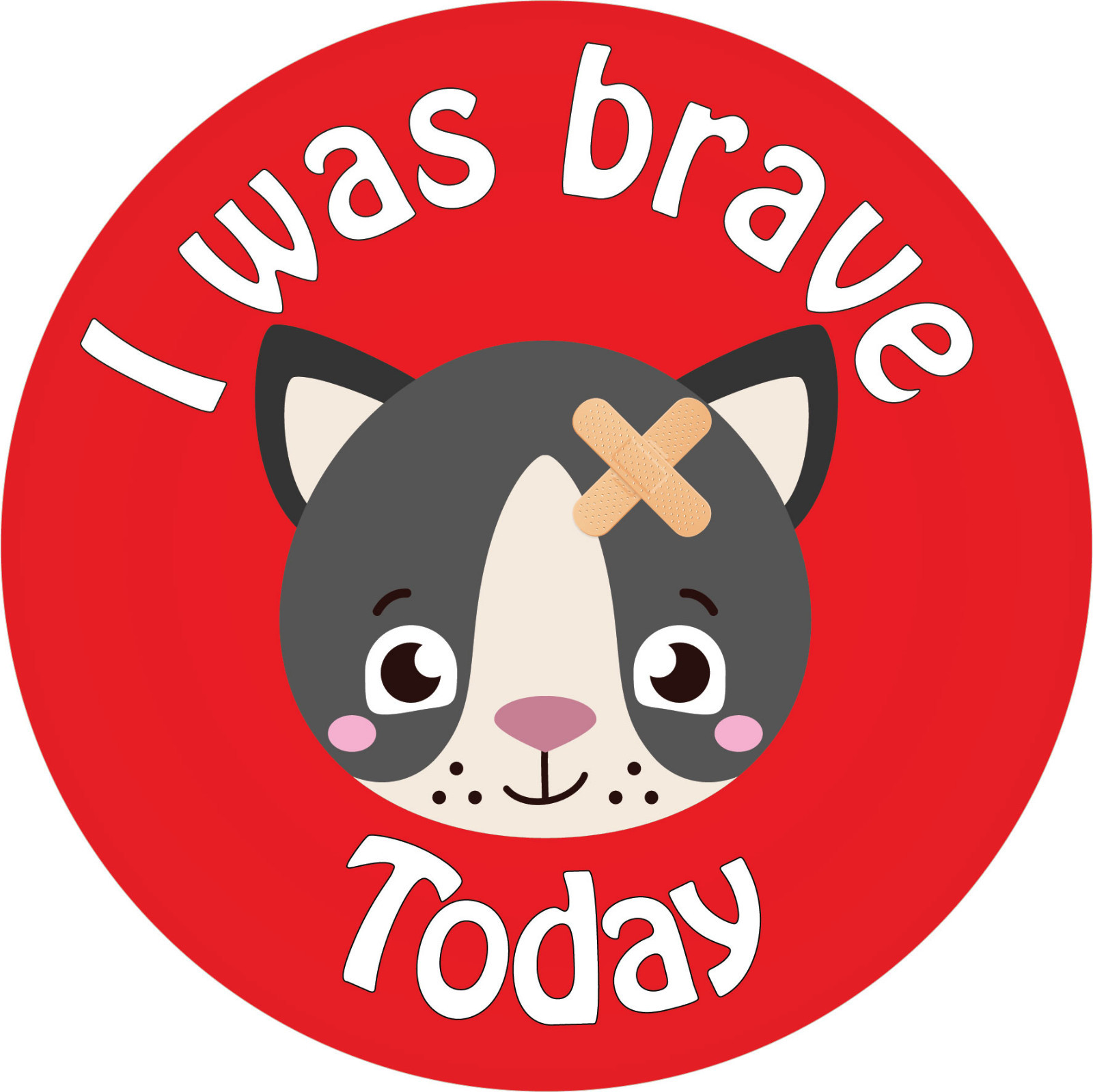 144 x 'I Was Brave' Bravery Reward Stickers Doctors Nurses Hospitals ...