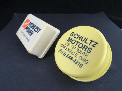 Vintage advertising night lite X2 RARE light MIDWEST POWER & SCHULTZ ...