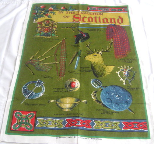 Amazing SCOTTISH LINEN By LOCKHART, KIRKCALDY “ Tradition Of Scotland ...