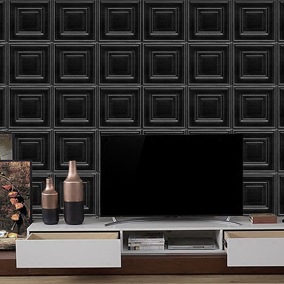 3D Foam Tile Brick Wall Sticker Self.Adhesive Waterproof Ceiling Panel ...