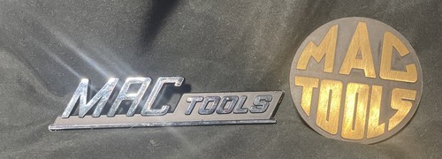 Vintage Mac Tool Box Metal Die Cast Emblem Logo Badge & Mac Tool Emblem ...