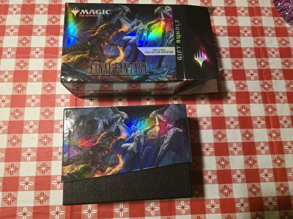 Magic The Gathering Final Fantasy Gift Bundle Dice Poster Lands Box No ...
