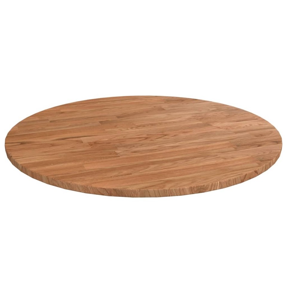 Solid Wood Oak Round Table Top Untreated Table Top Multi Colours/Sizes ...