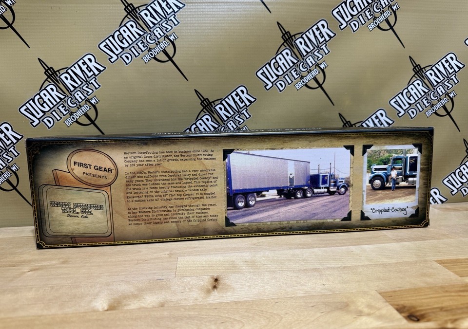 DCP 1/64 WESTERN DISTRIBUTING Kenworth W900A Reefer Trailer Semi Truck ...