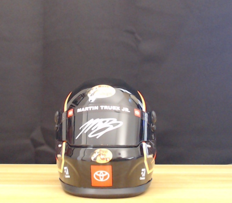 Martin Truex, Jr. Bass Pro Shops Autographed Mini-Helmet NASCAR 1/2 ...