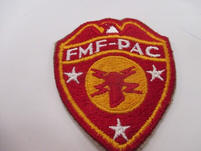 USMC Original WWII Marine FMF-PAC Signal Battalion Patch | eBay