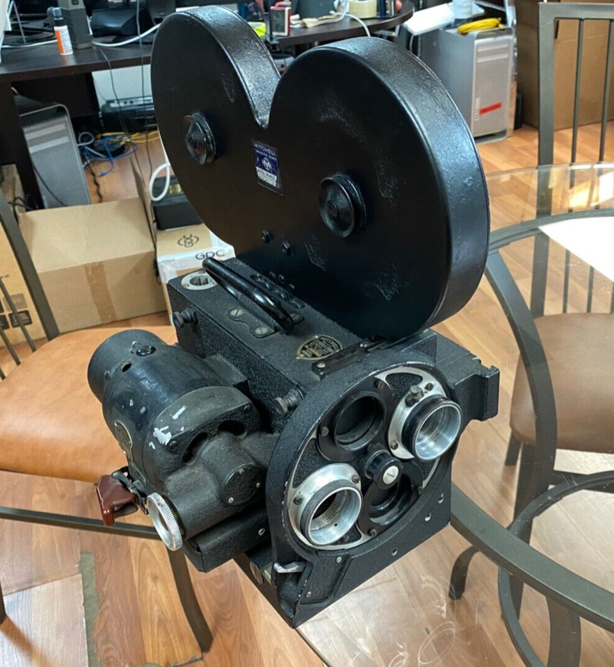 MITCHELl 16mm Pro Motion Picture Camera with accessories reconditioned ...