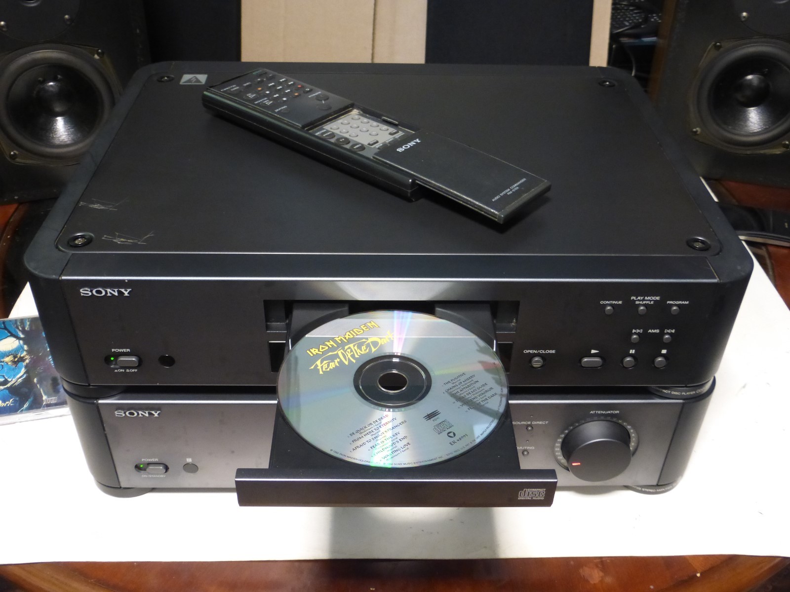 Sony TA-S7 Integrated Amplifier and CDP-S7 CD Player | Stereo L/R RCA ...