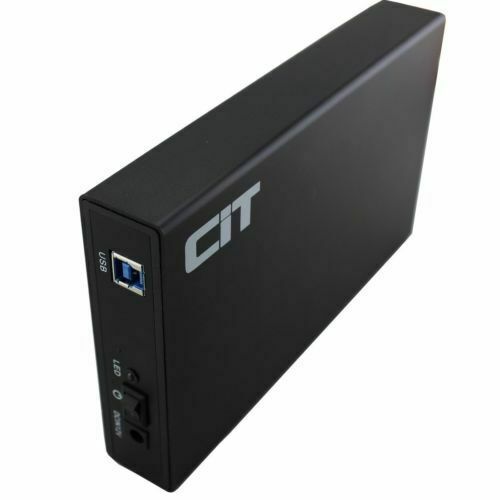 CiT 3.5 Inch USB 3.0 SATA Aluminium HDD Enclosure - Black U3YA for sale ...