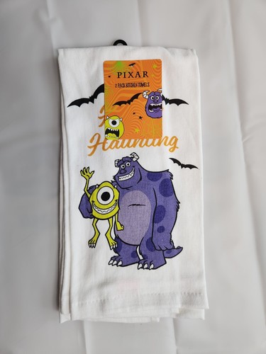 Disney Pixar Monsters Inc Kitchen Towels 2 Pack Sulley Mike Wazowski ...