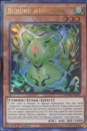 🔥 Yugioh MAMA-EN055 Bururu @Ignister ULTRA RARE 1ST EDITION | eBay