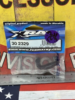 XRAY 30 2329 COMPOSITE C-HUB BLOCK: Right, Hard 4.5DEG. NewInPack USA ...
