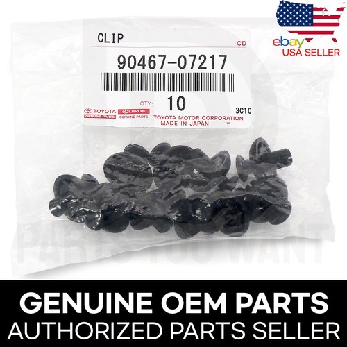 GENUINE Toyota Lexus OEM Engine Cover Shield Clips 90467-07217 [ Set of ...