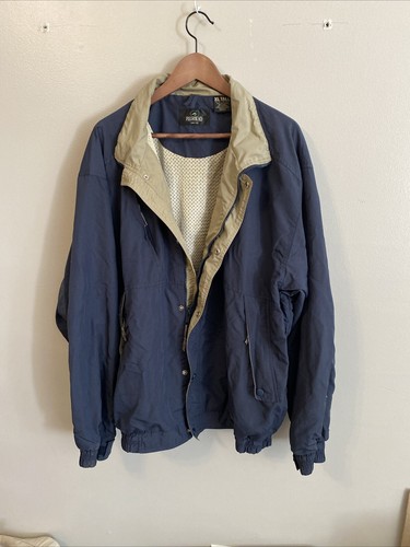 Red Head Jacket Man's XL Tall Beige Mesh Full Zip Soft Shell Dark Blue ...