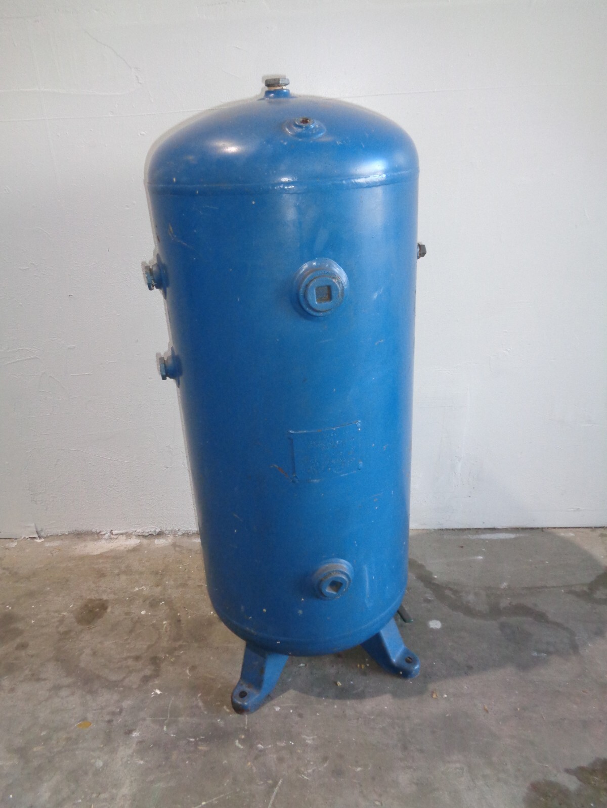 1993 Brunner Mfg 30 gallon vertical air receiver tank compressor Kaeser ...
