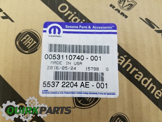 Mopar OEM 55372204AE Pick up Box-rail Cover for sale online | eBay