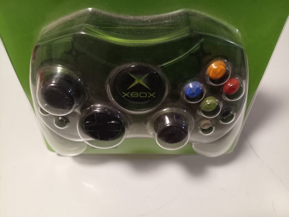 Microsoft Xbox Clear Green Translucent Model S Controller OEM Sealed ...