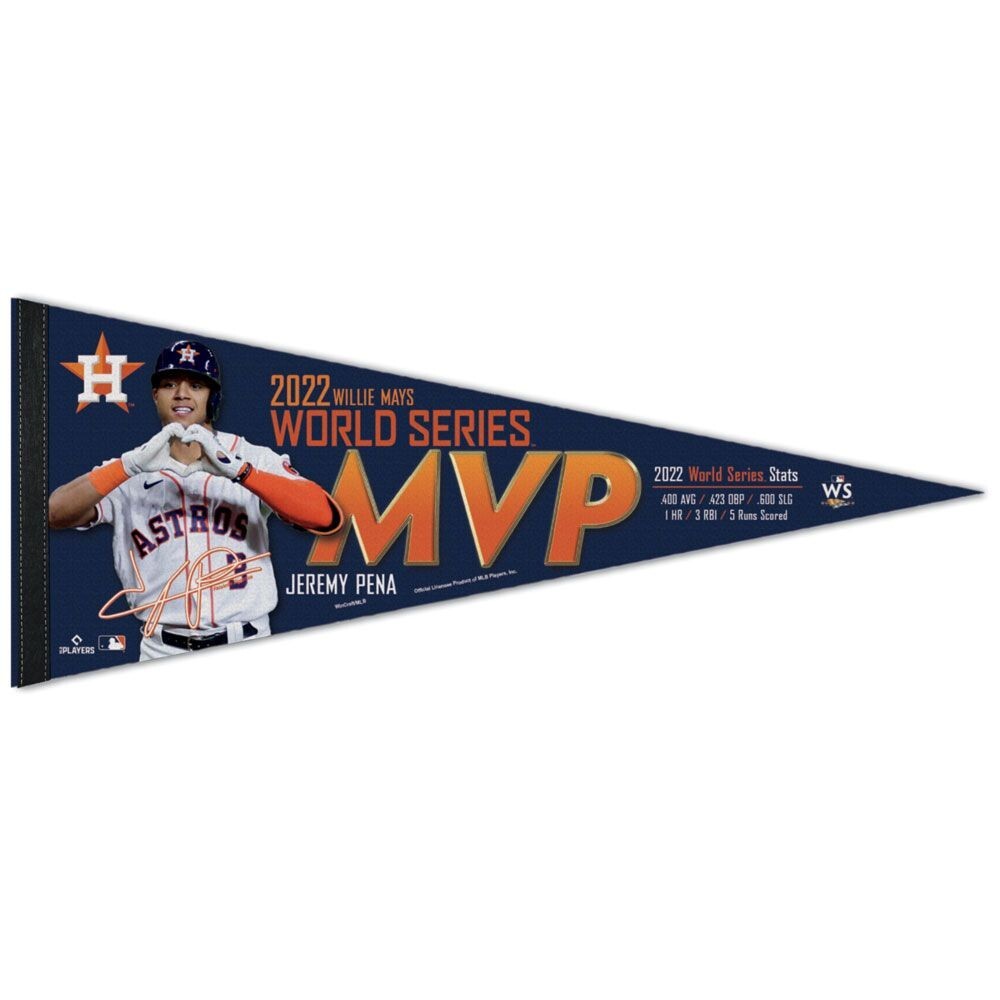 Houston Astros 2022 World Series Champions MVP Jeremy Pena 12x30 ...