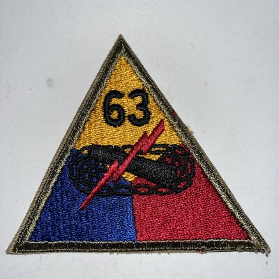 Korean War Era 63rd Tank Battalion Patch Fr My Collection Lot #28 | eBay