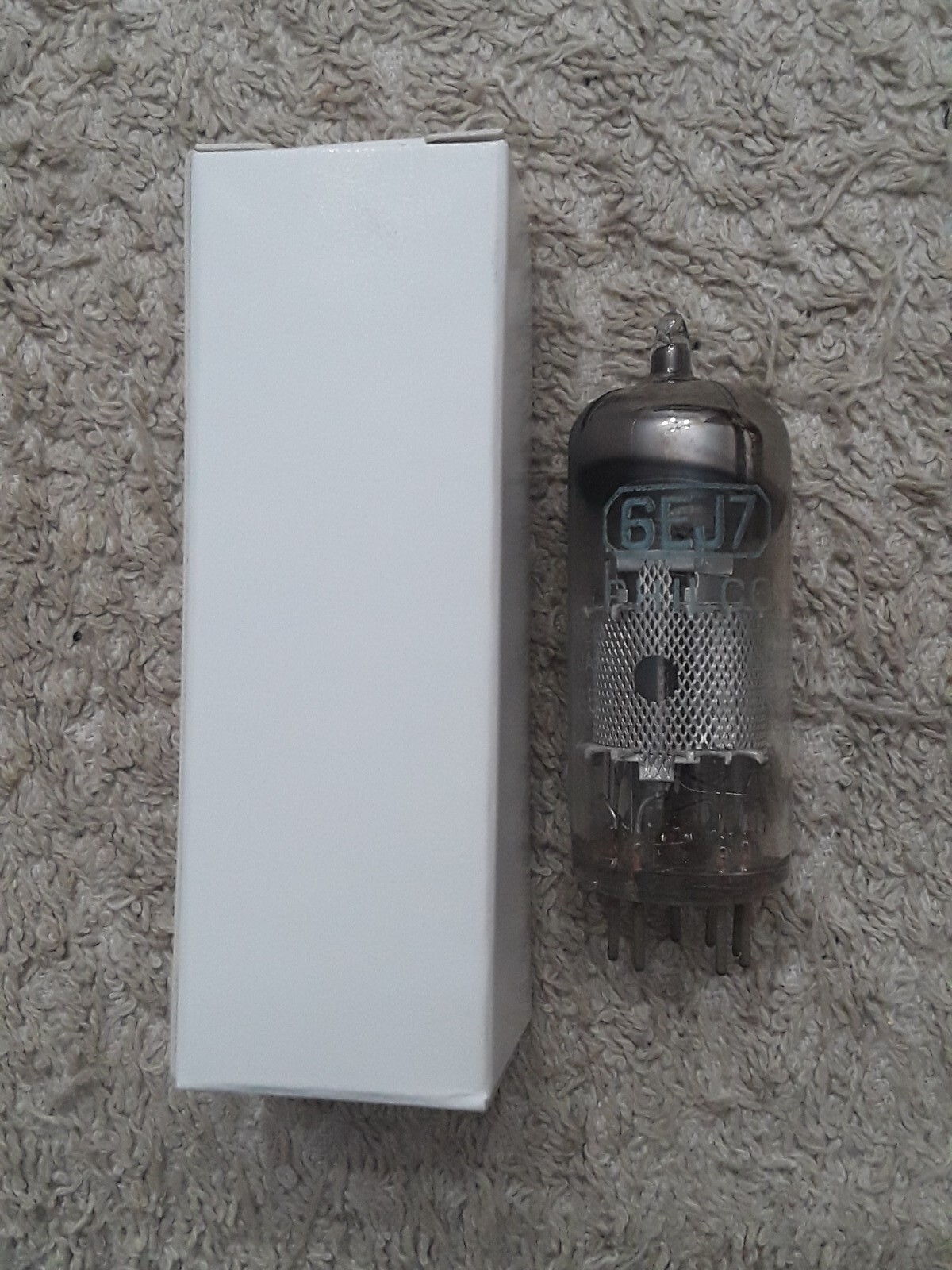 NOS Philco 6EJ7 Vacuum tube - White Box - Tested for sale online | eBay