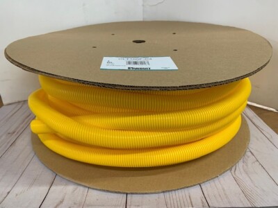 Panduit Corrugated Slit Wall Tubing Yellow CLT100F-C4 100ft NEW | eBay