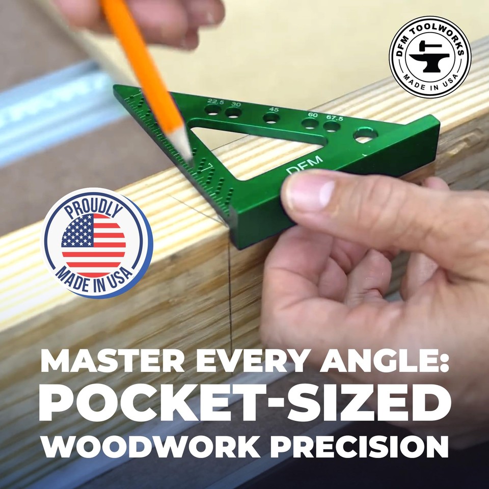 DFM Small Carpenters Work Tools w/Fixed Miter Angle Pin - Precision ...