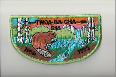 Lodge 514 Twoa-Ba-Cha S-27 40th Anniversary OA flap | eBay