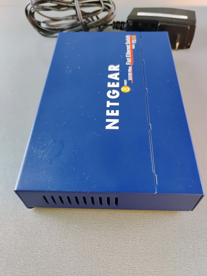 NETGEAR 8-Port External Switch FS108P ProSafe POE 2 Power Supply | eBay