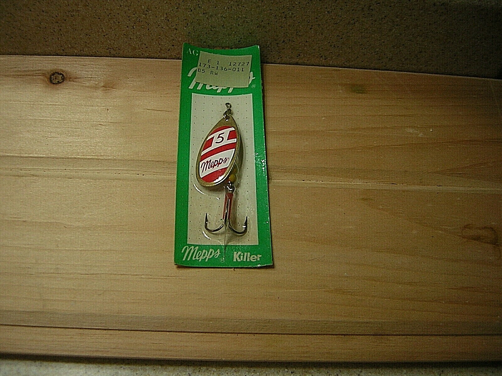 VINTAGE Mepps #5 Killer In-Line Spinner, Gold Blade in Original ...