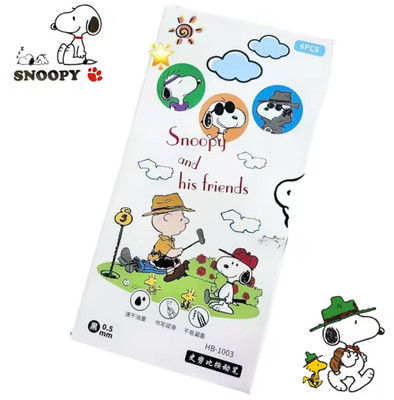 6 pcs snoopy Press Writing Pen Student Gift | eBay