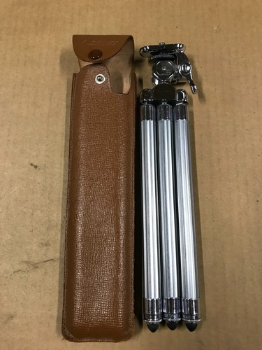 Vintage Kalimar Model F9 Camera Tripod, With Leather Case | eBay