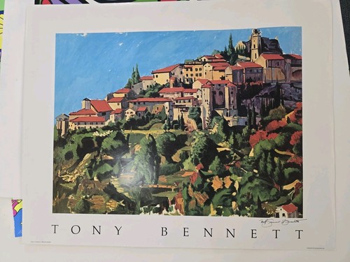 Tony Bennett Hand Signed Poster South Of France | eBay