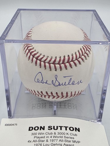 Don Sutton Autographed/Signed Baseball TRISTAR | eBay