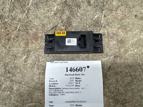 Kenworth Paccar Master Switch Control Module Q21-1136-002-003 From 2023 ...