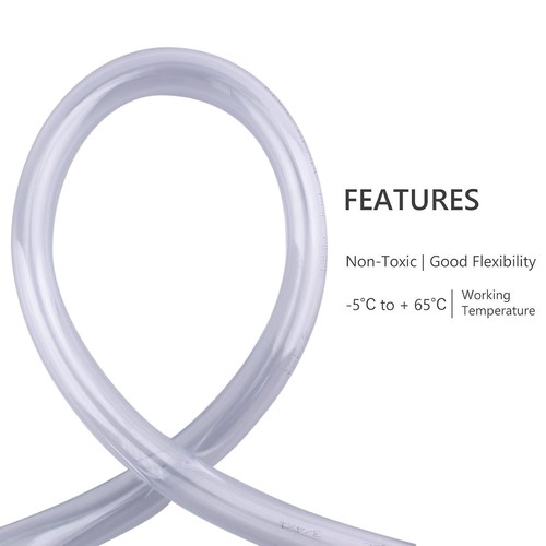 5 Feet Clear Pvc Tubing 34 Inch Id X 1 Inch Od For Liquids And ...