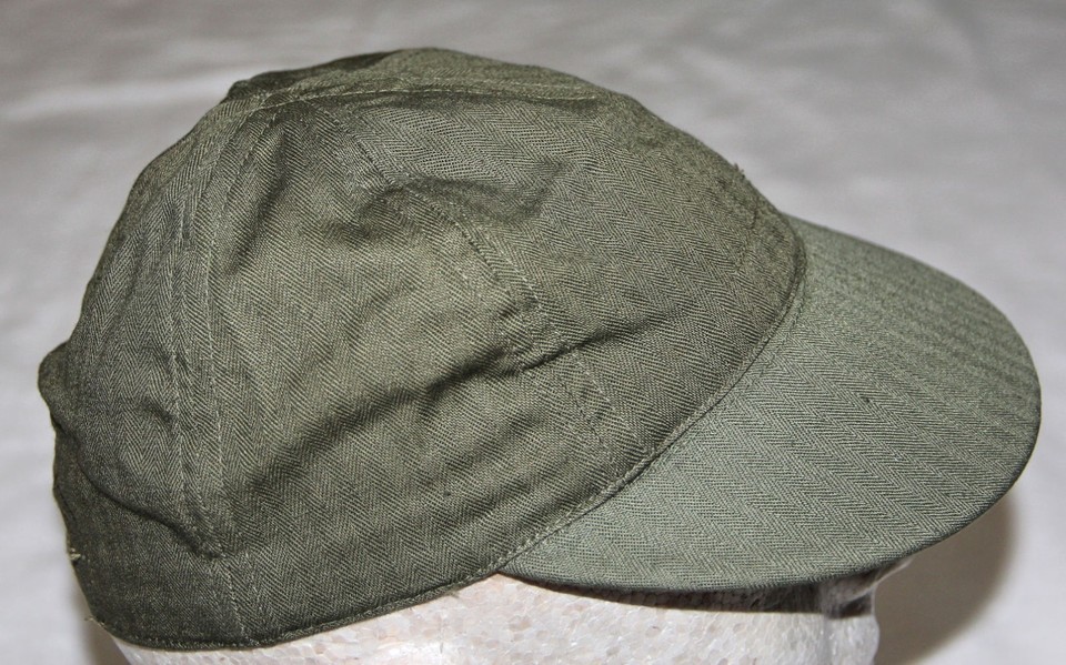 ORIGINAL MINT, UNISSUED WWII U.S. NAVY, USN N-3 HBT FIELD CAP, SIZE 6 7 ...