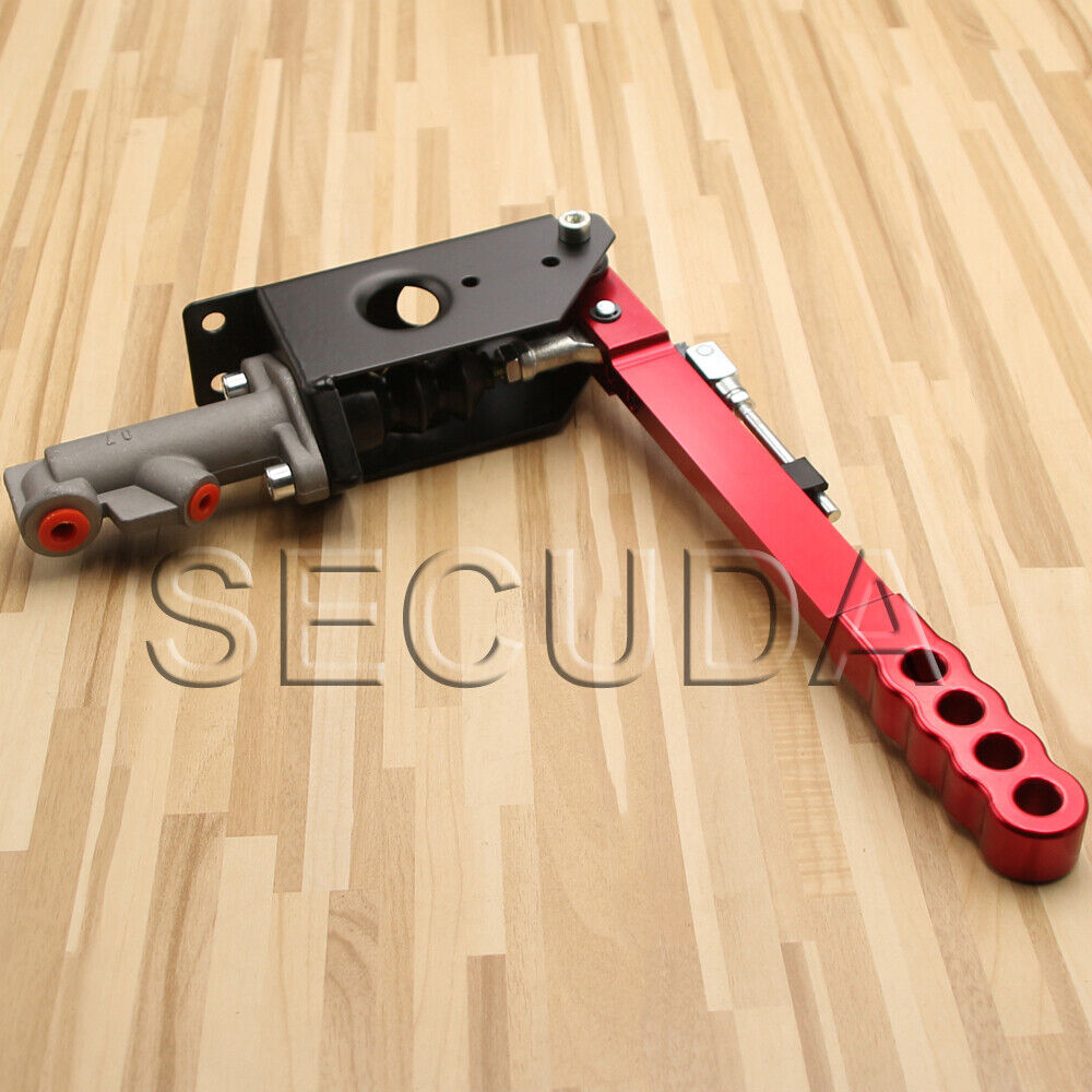Red Vertical Hydraulic Handbrake Hydro E-brake Drift Rally Race Hand ...