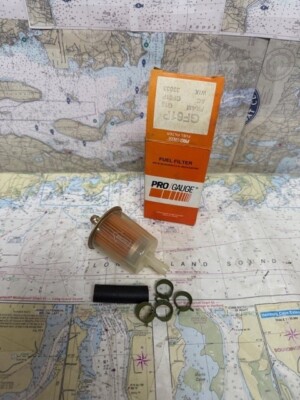 Pro Gauge #GF61P In Line Fuel Filter 3/8" replaces Fram G15, Wix 33033 ...