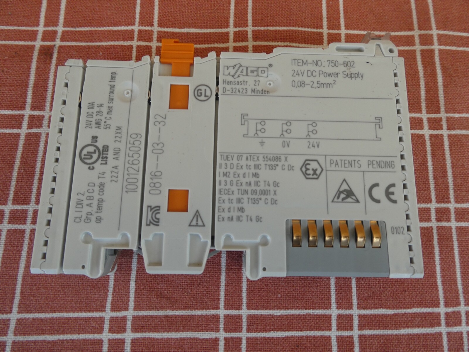 WAGO POWER SUPPLY MODULE - 750-602 | eBay