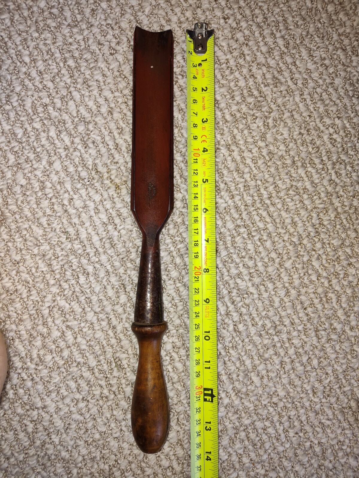 Antique 1832 D R Barton Gouge Chisel, Half Circle Logo 1 1/4 Inch Wide ...