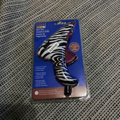 Brand New Artminds Mini Glue Gun ~Perfect For All Crafts~ Rare Zebra ...