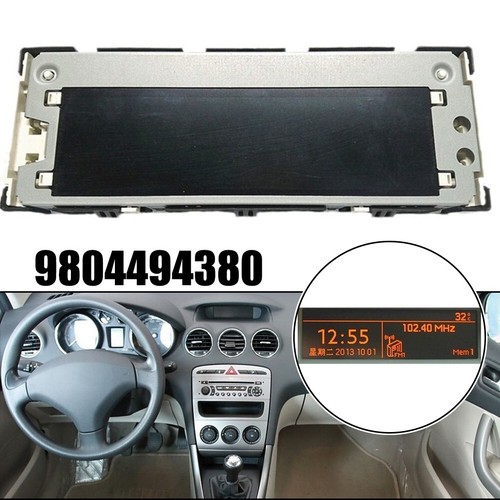 RED Screen Car USB Dual-Zone Display 12 Pin For 307 For C4 C5 Screen ...