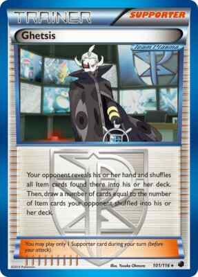 Ghetsis (Team Plasma) 101/116 Rare Plasma Freeze Pokemon TCG | eBay