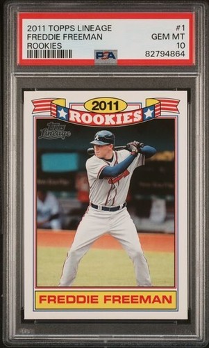 FREDDIE FREEMAN 2011 Topps Lineage ROOKIES #1 PSA 10 GEM MINT RC | eBay